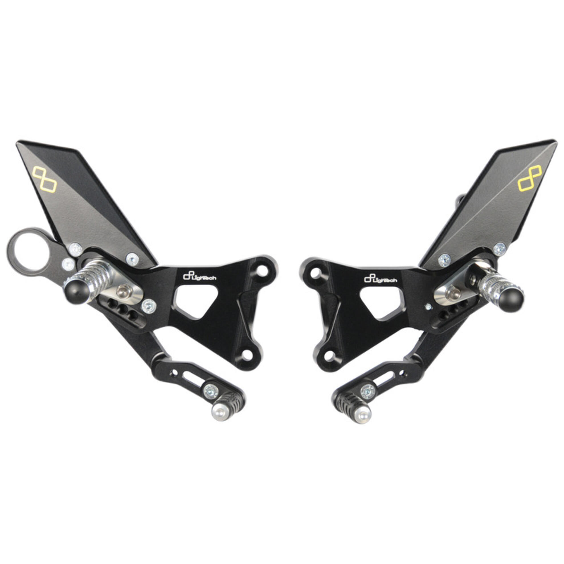 Adjustable Rear Sets With Fixed Foot Pegs | Lightech