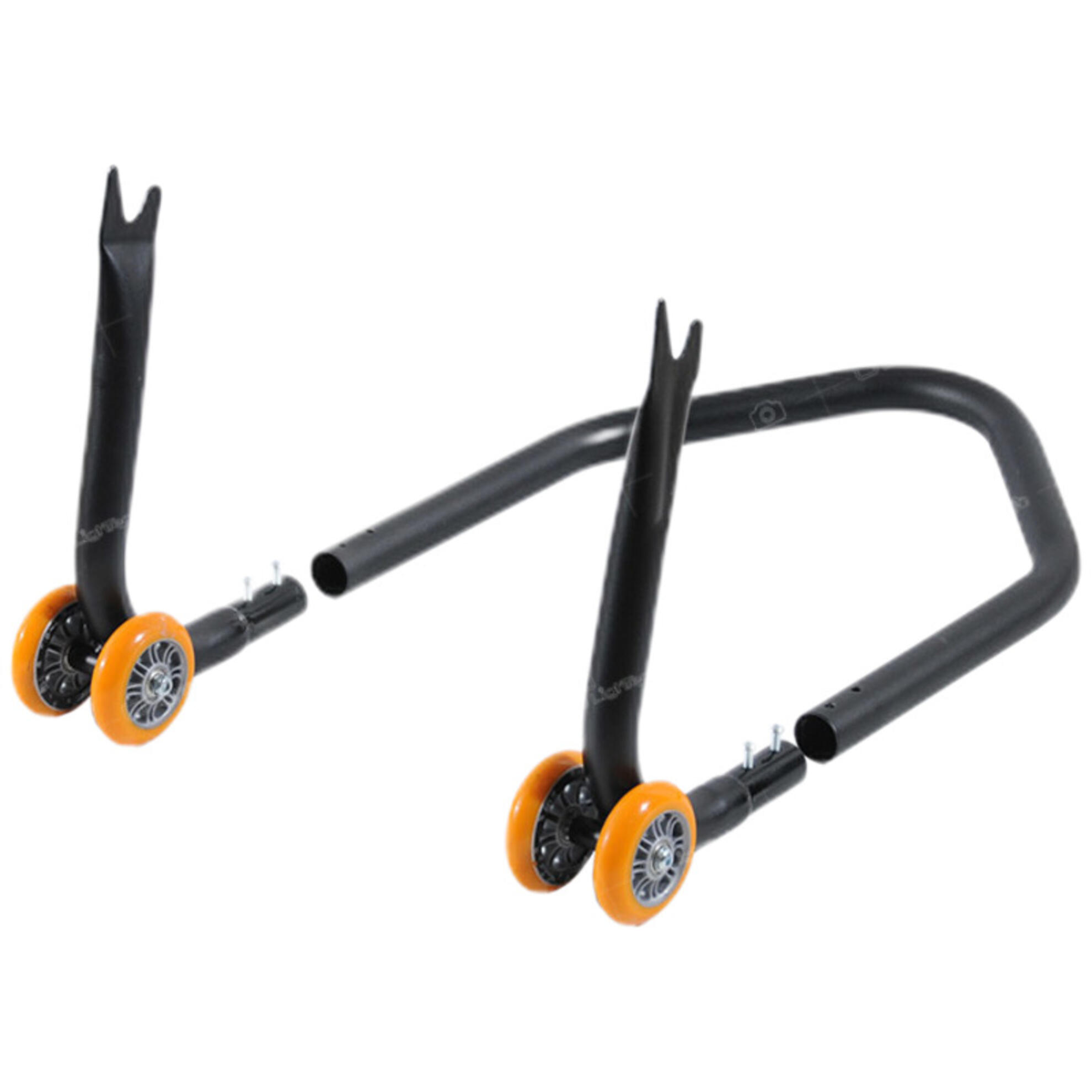 Modular Iron Rear Stand With Integral Forks And 4 Wheels | Lightech World